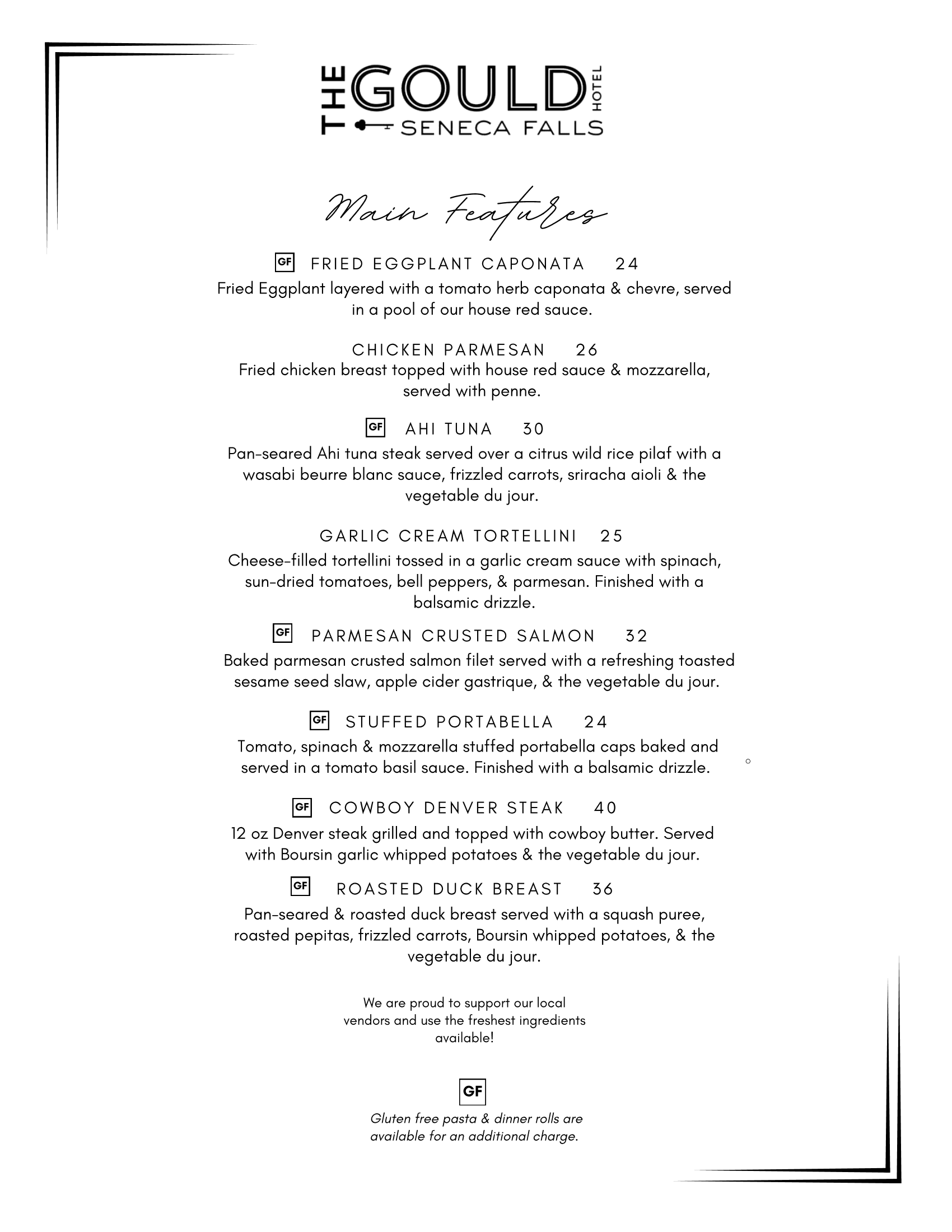 Dining – The Gould Hotel